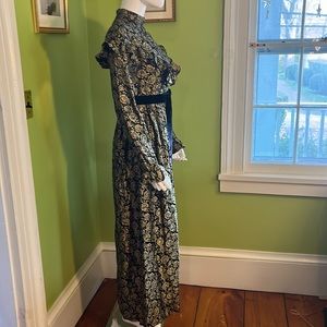 Quad | Dresses | Vintage 6s70s Quad Of London Gold Brocade Maxi Dress ...